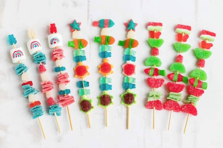 How To Make Gummy Candy Kabobs Skewers - So Simple Ideas How To Make Gummy Candy Kabobs Skewers - So Simple Ideas