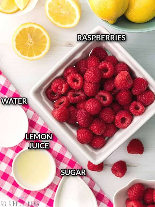 Raspberry Compote (Quick & Easy) - So Simple Ideas