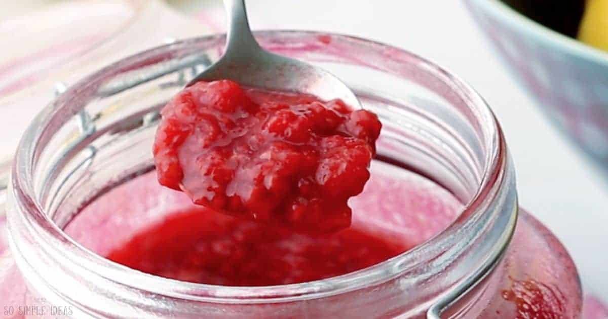Raspberry Compote (Quick & Easy) - So Simple Ideas