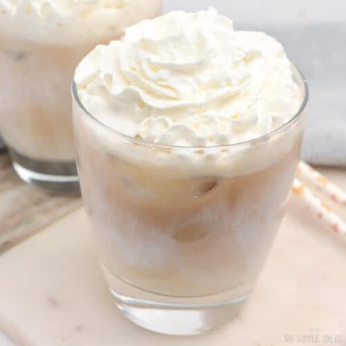 White Chocolate Mocha Starbucks Copycat - So Simple Ideas